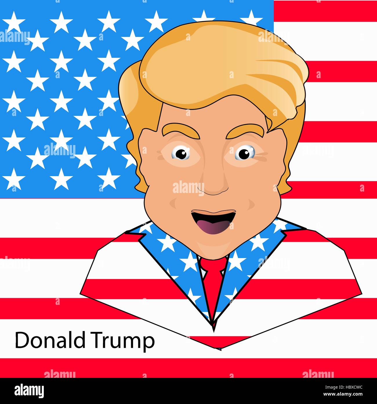 donald trump the president a smile a victory elections 2016 American ...