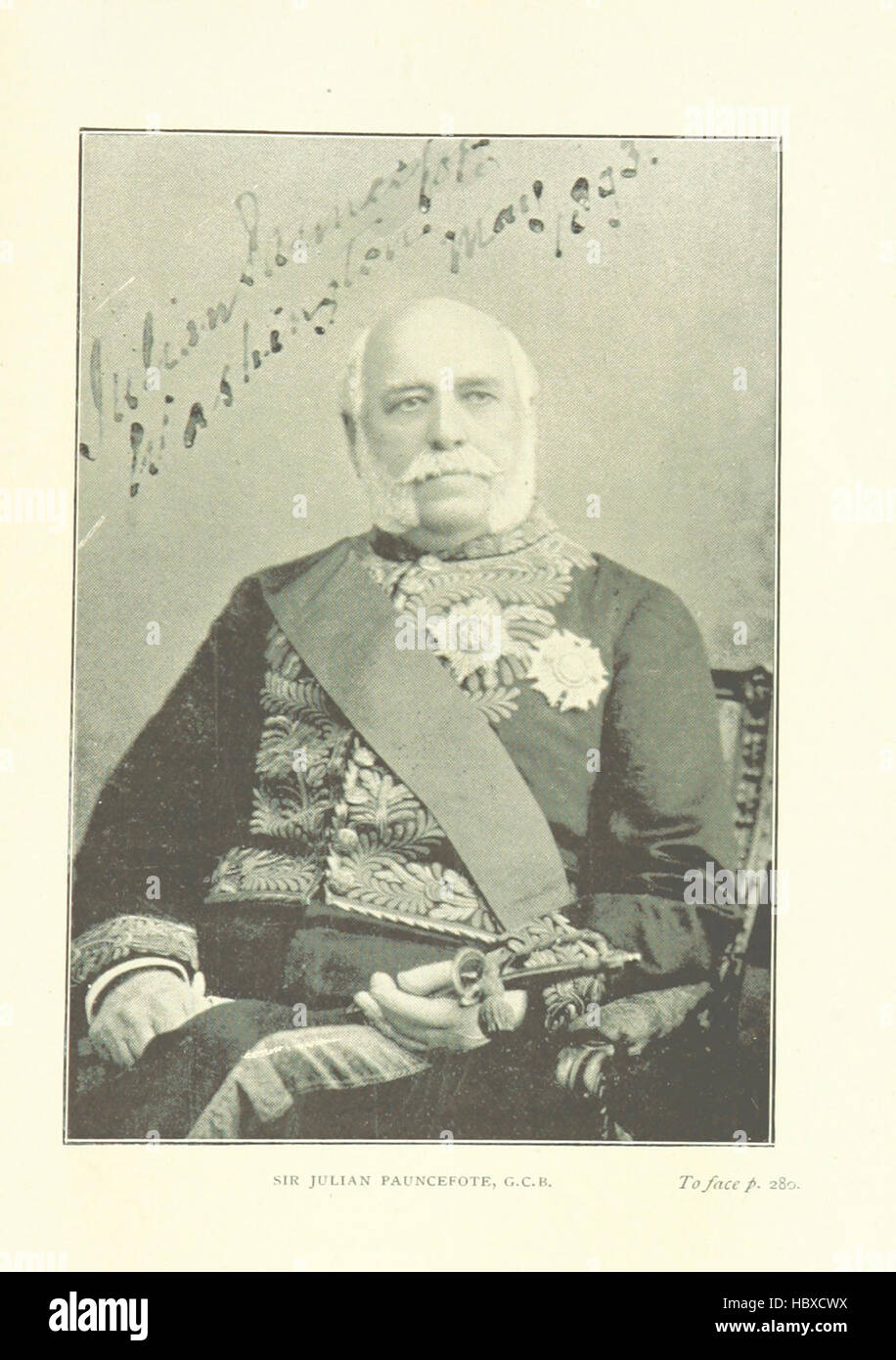 1st baron pauncefote portrait wikipedia hi-res stock photography and ...