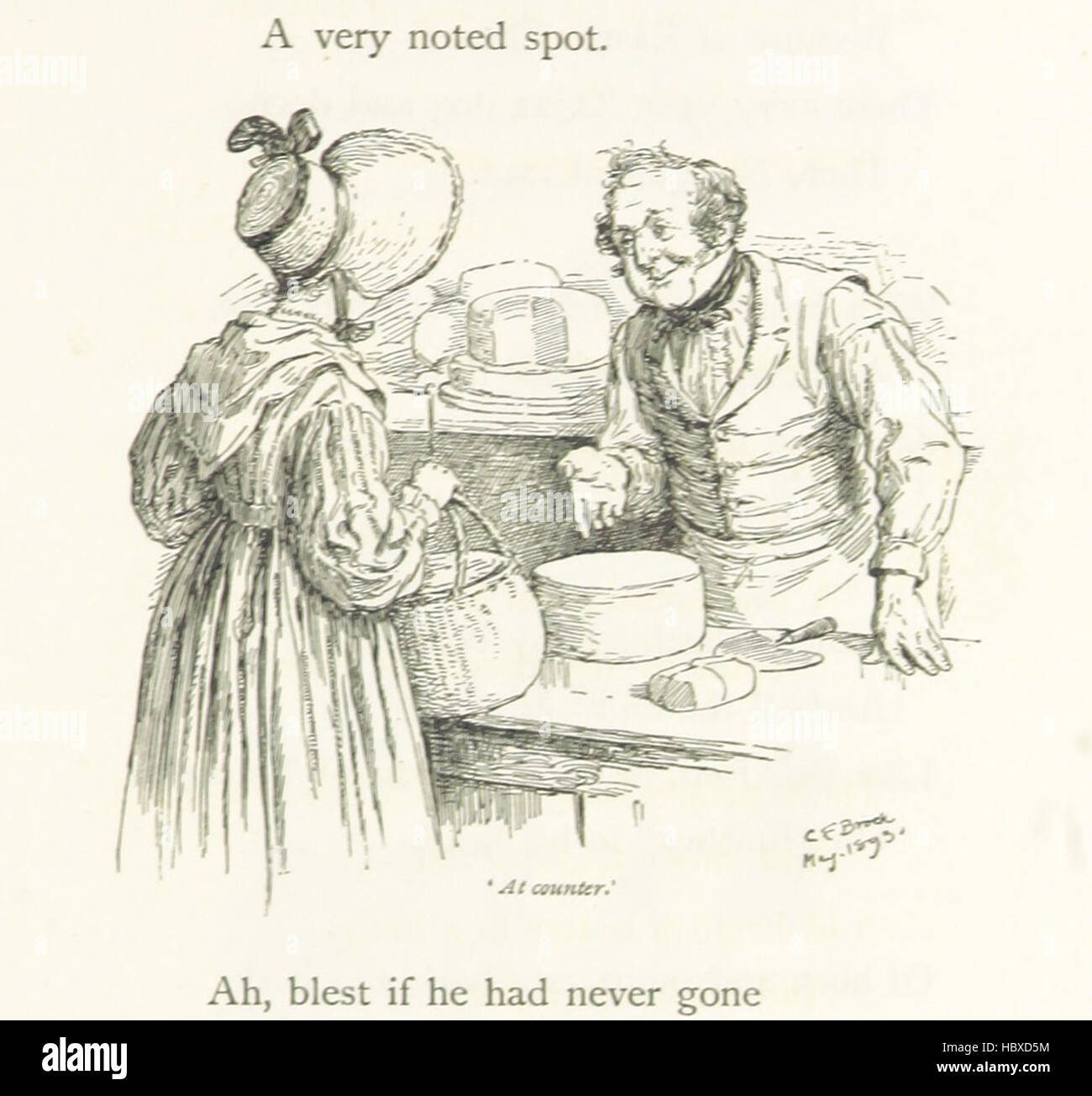 This page features humorous poems with illustrations by C. E. Brock ...