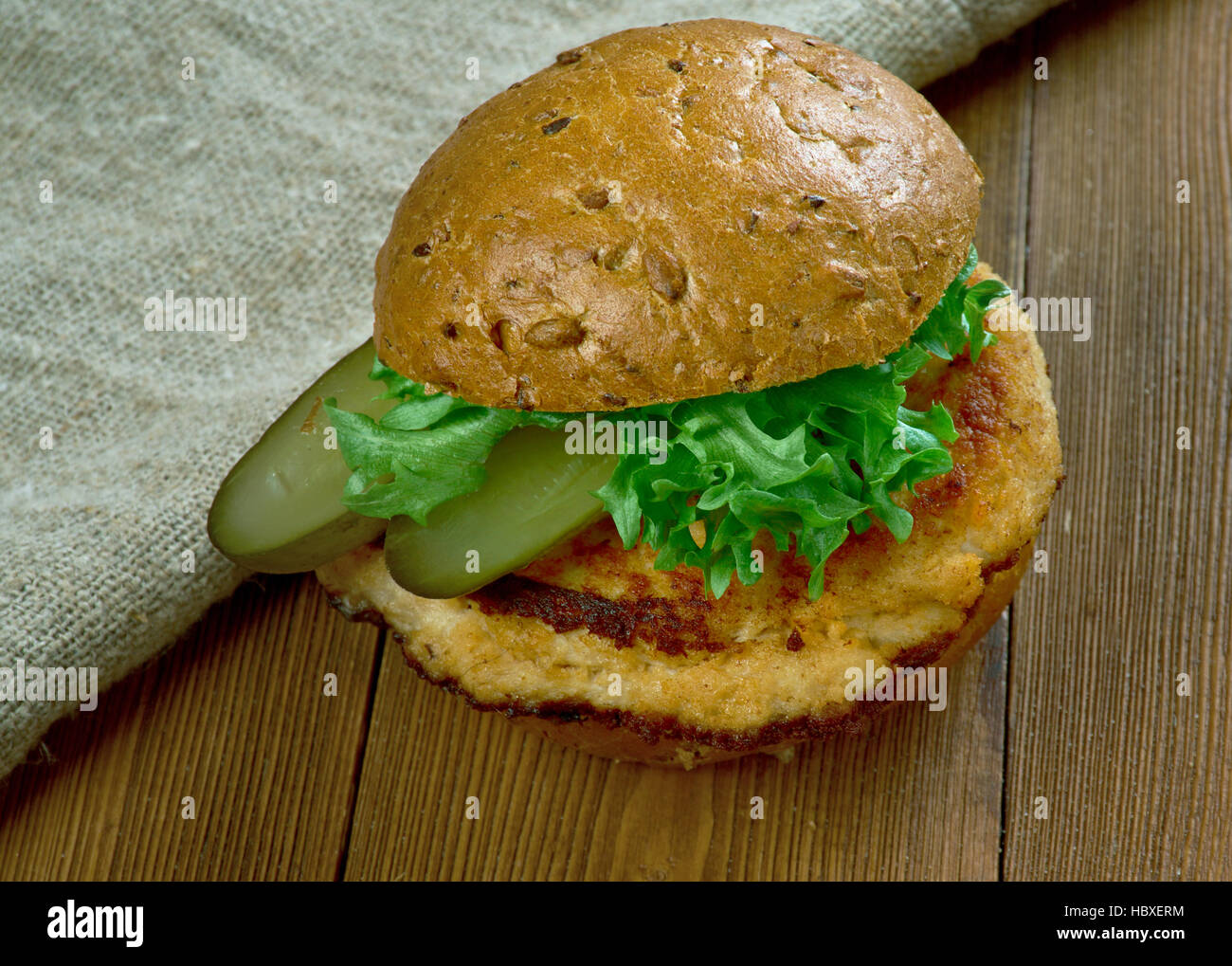 Traditional Indiana Pork tenderloin sandwich similar to the Wiener ...