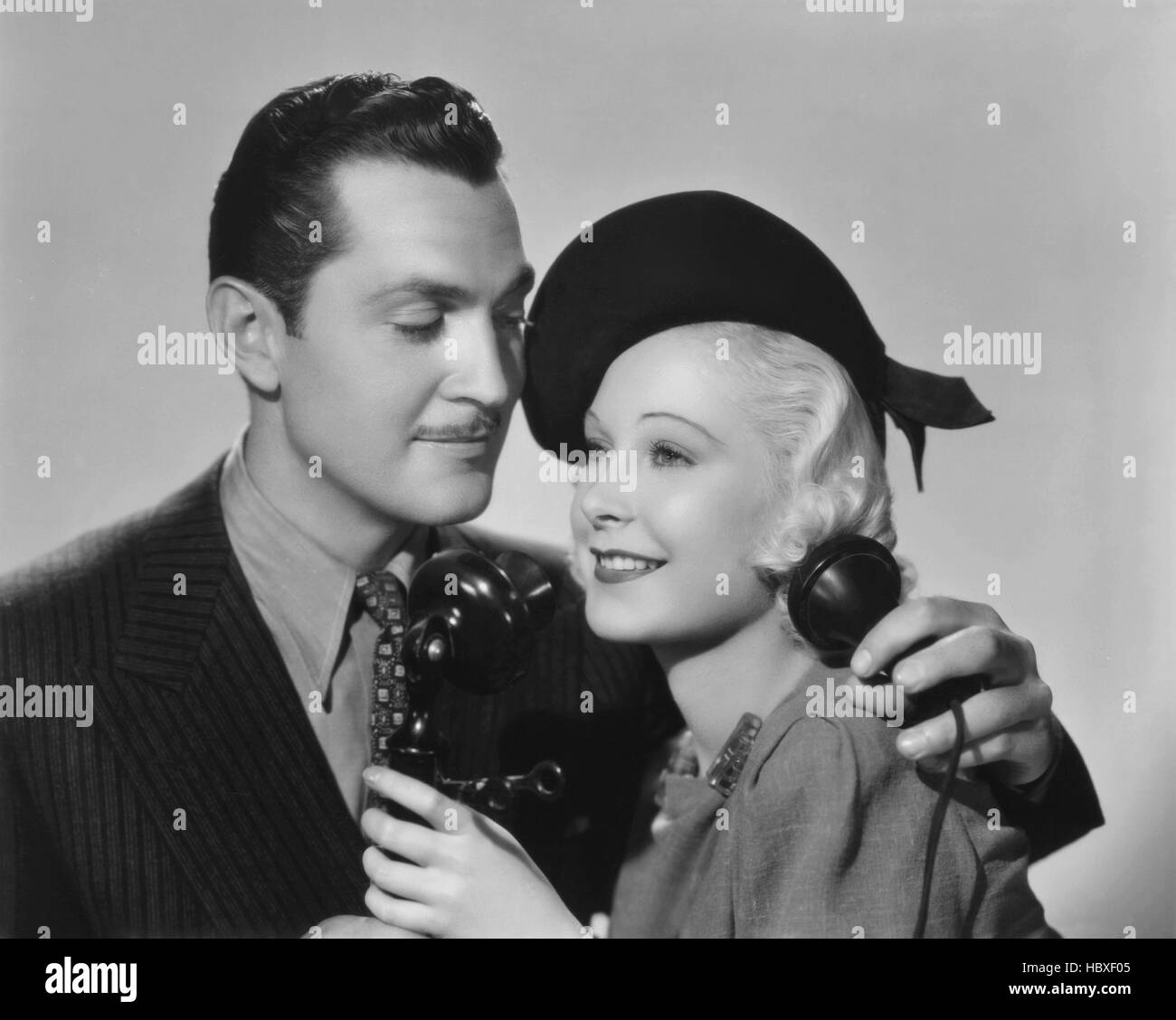 A GIRL WITH IDEAS, from left: Kent Taylor, Dorothea Kent, 1937 Stock Photo - Alamy