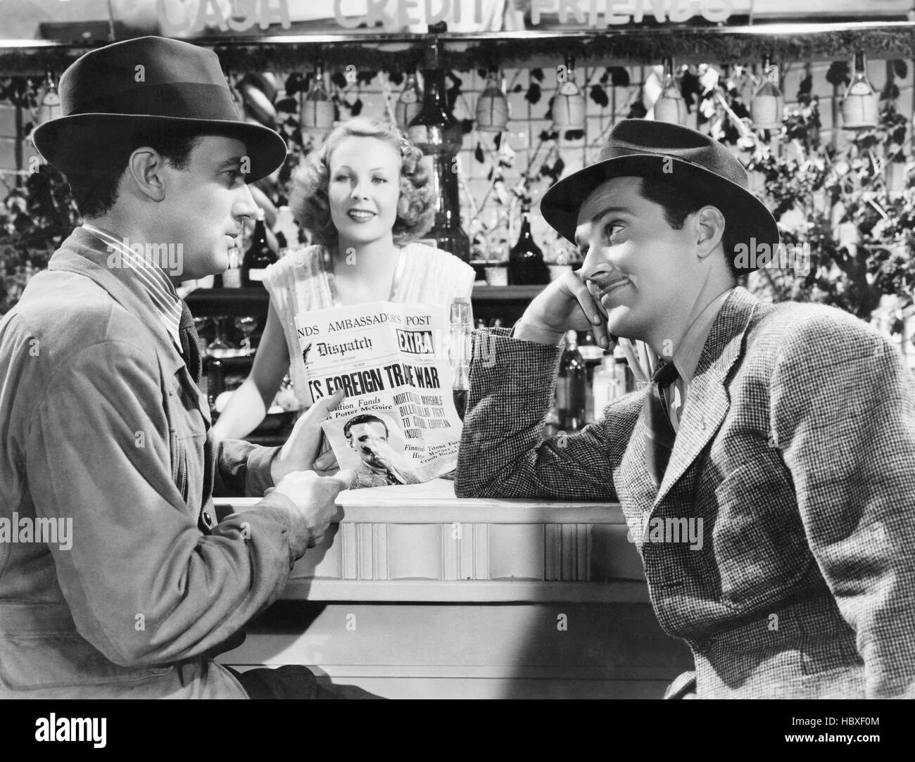 A GIRL WITH IDEAS, from left: Walter Pidgeon, Wendy Barrie, Kent Taylor ...