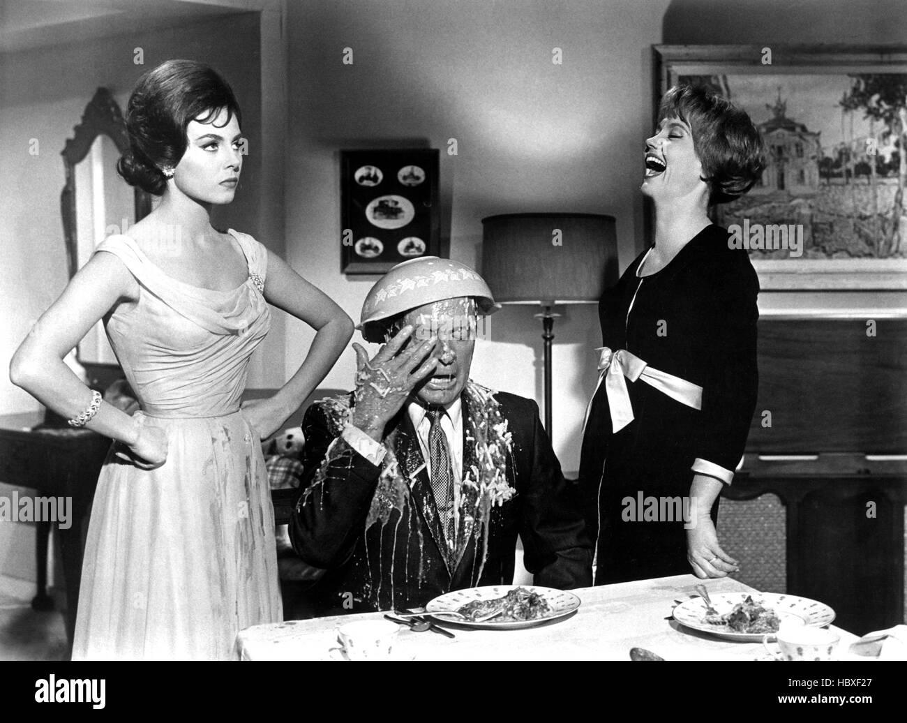 A GLOBAL AFFAIR, Michele Mercier, Bob Hope, Lilo Pulver, 1964 Stock ...