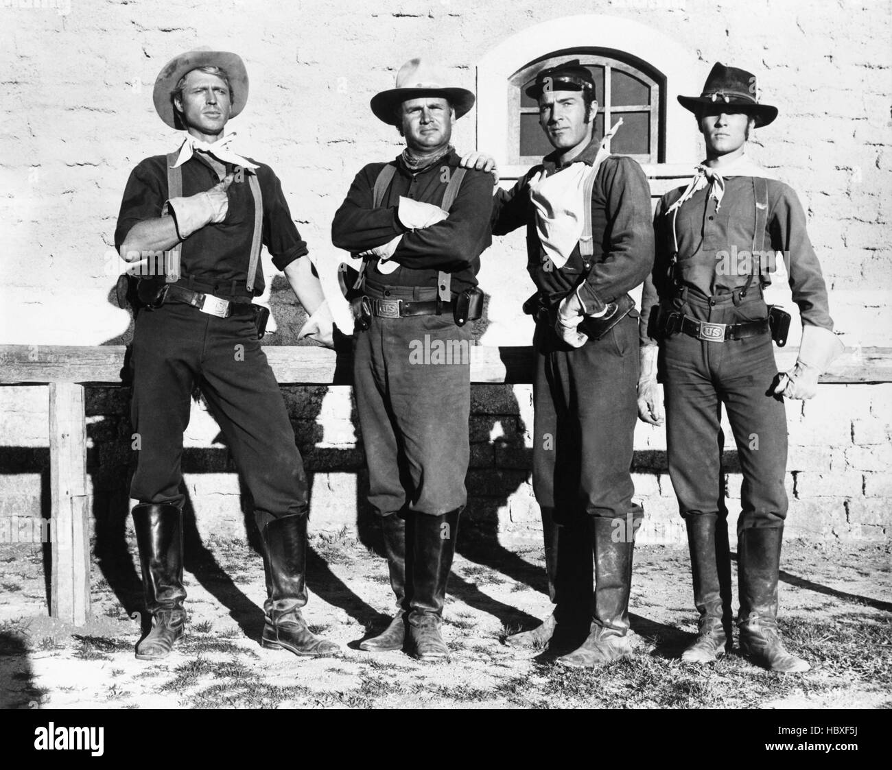 THE GLORY GUYS, from left: Erik Holland, Adam Williams, James Caan ...