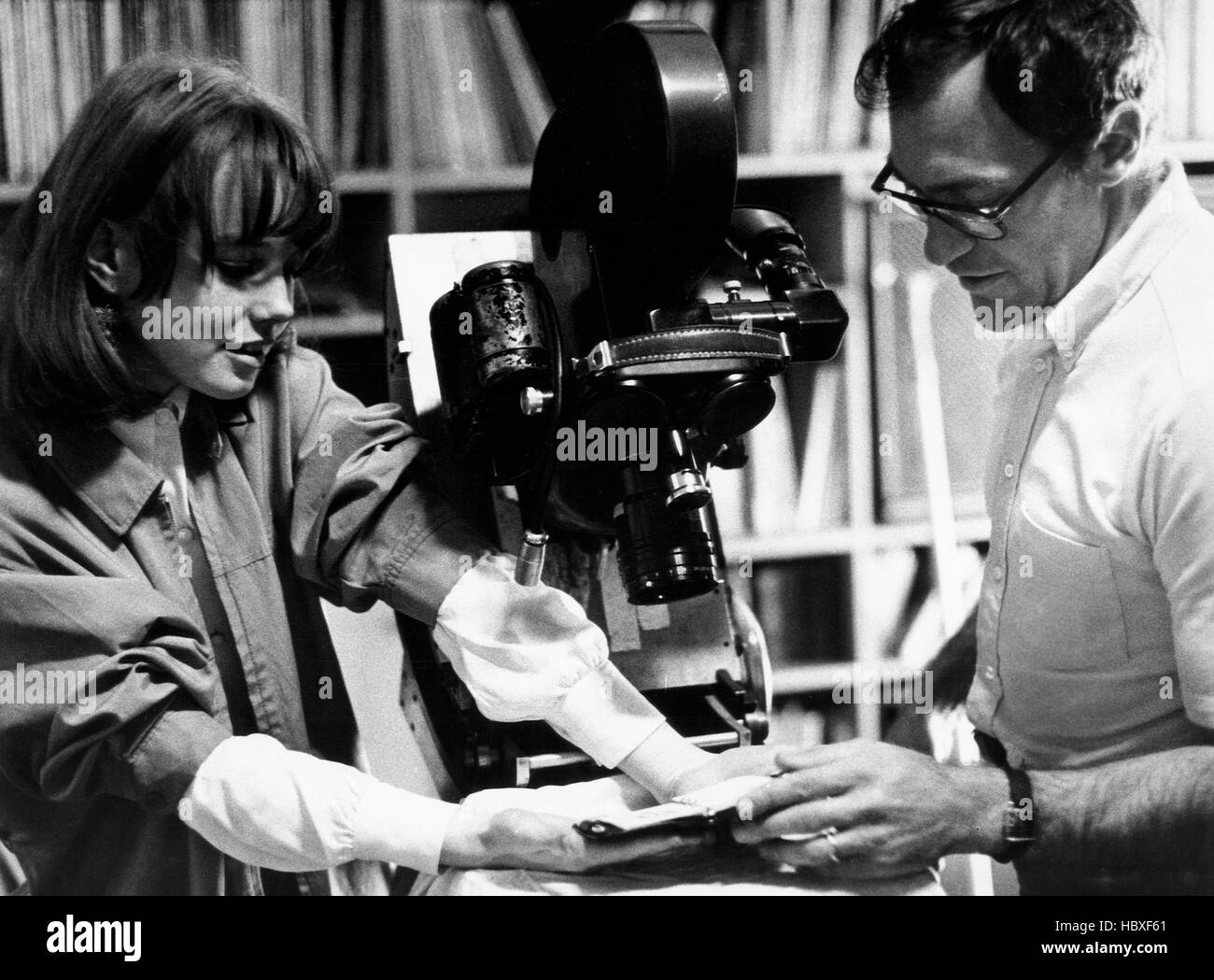 GLASS HOUSES, director Alexander Singer (right), Deirdre Lenihan (left ...