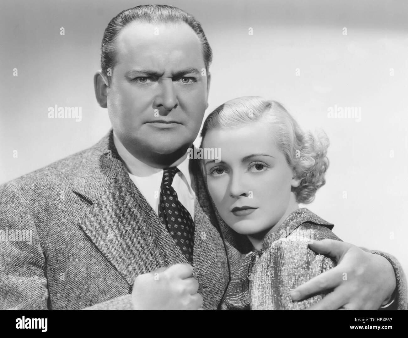 THE GLASS KEY, from left: Edward Arnold, Rosalind Keith, 1935 Stock ...