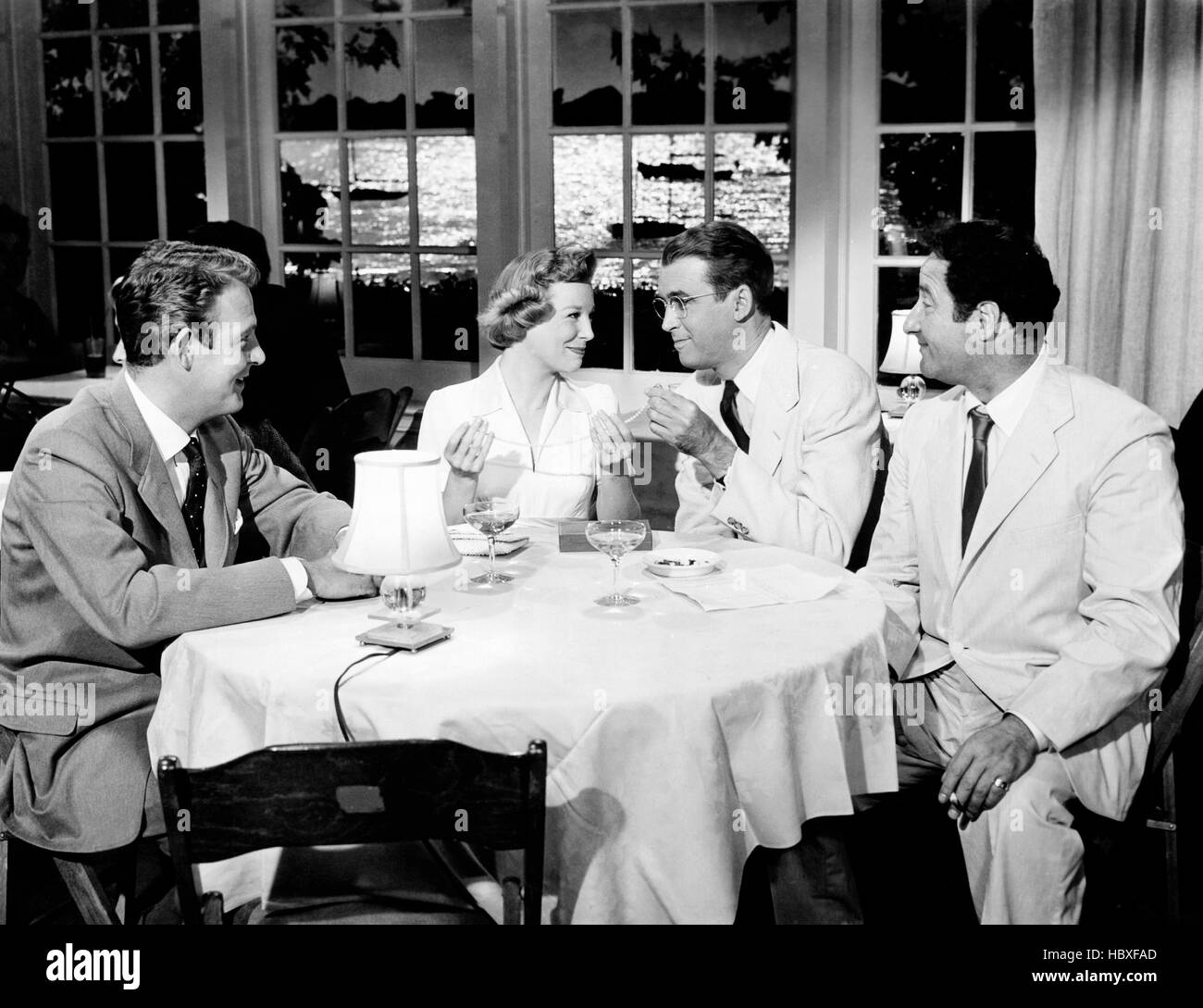 THE GLENN MILLER STORY, from left: Charles Drake, June Allyson, James ...