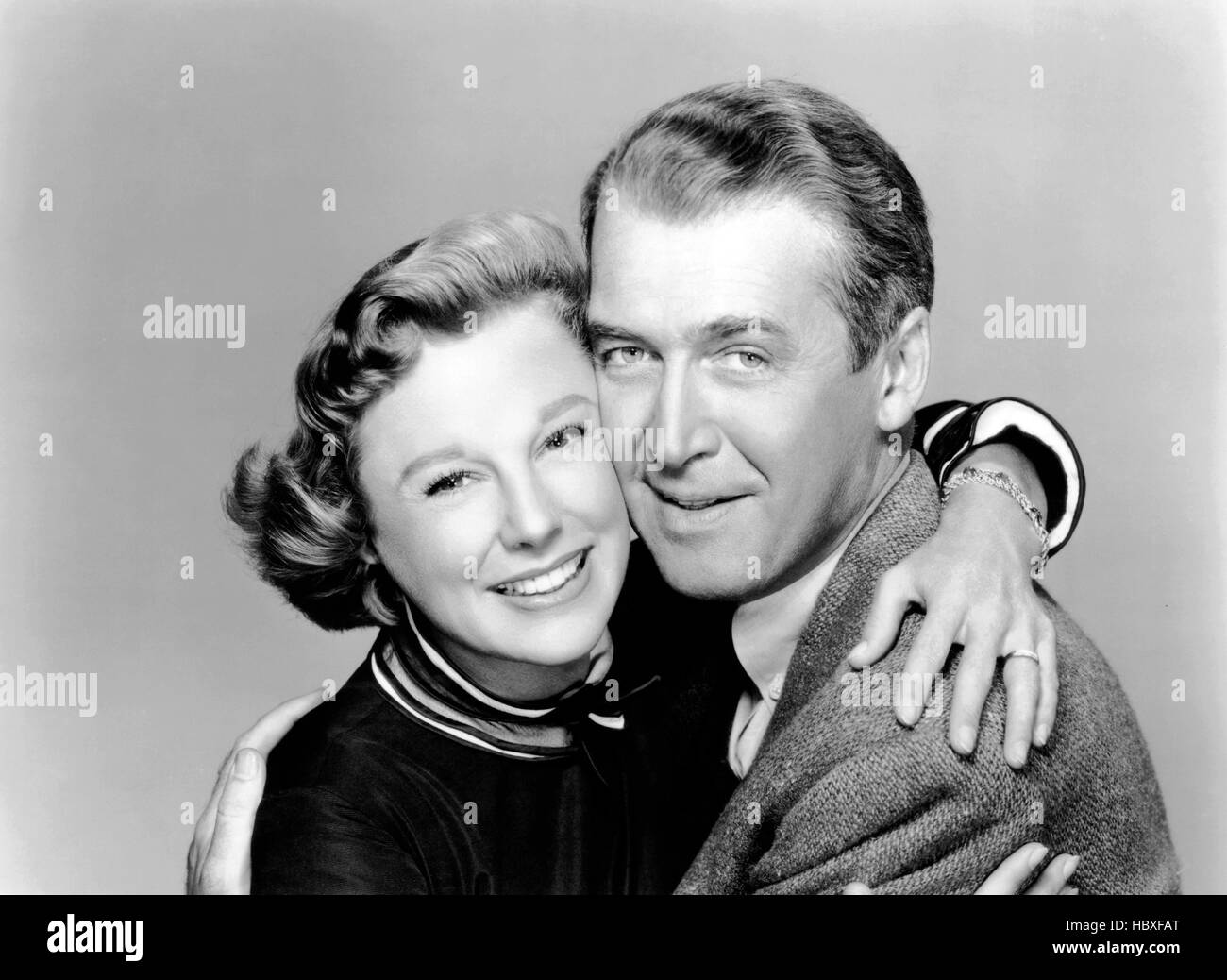 THE GLENN MILLER STORY, from left, June Allyson, James Stewart, 1954 ...