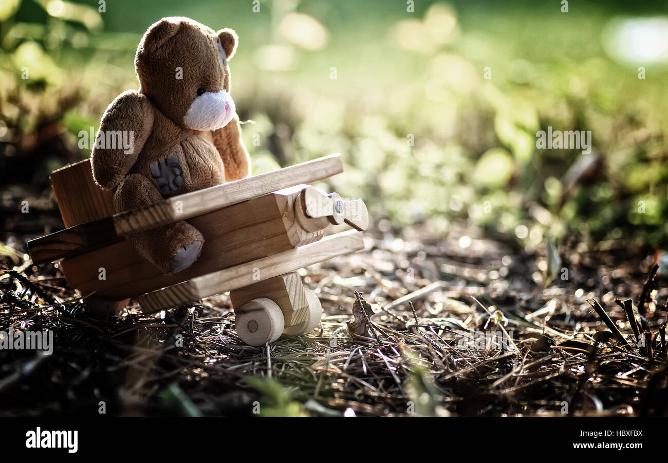 lost toy on the ground Stock Photo - Alamy