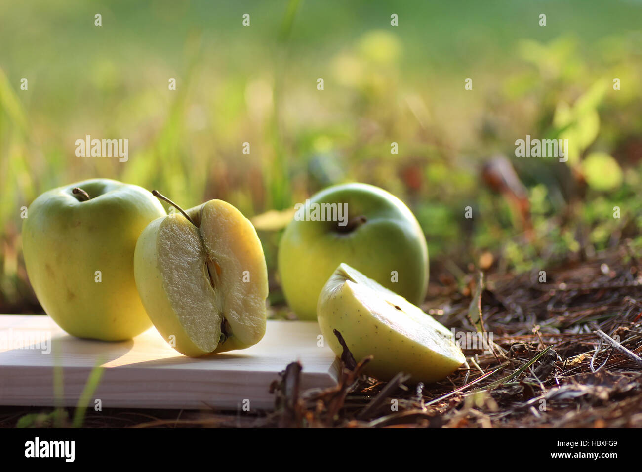apple on the ground outdoor Stock Photo - Alamy