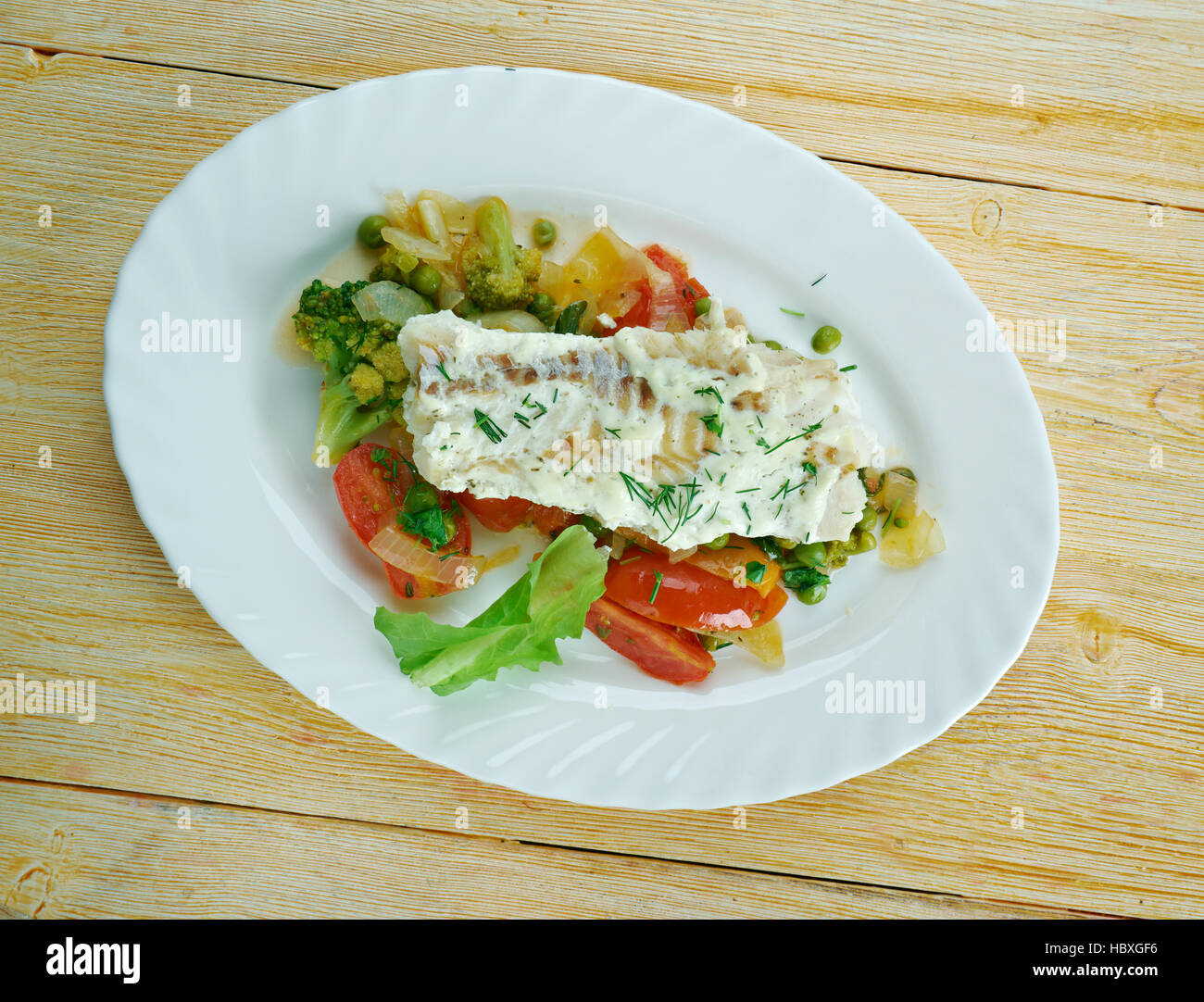 Acadian Cod .fish Acadian Style Stock Photo - Alamy
