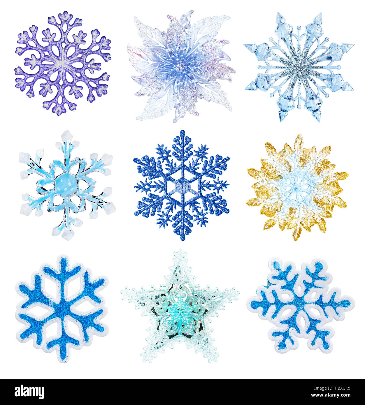 Snowflake variations hi-res stock photography and images - Alamy