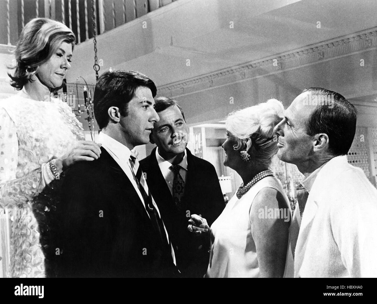 THE GRADUATE, Elizabeth Wilson, Dustin Hoffman, William Daniels, 1967 ...