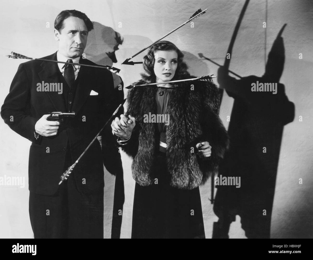 THE GREEN ARCHER, from left: Victor Jory, Iris Meredith, 1940 Stock ...