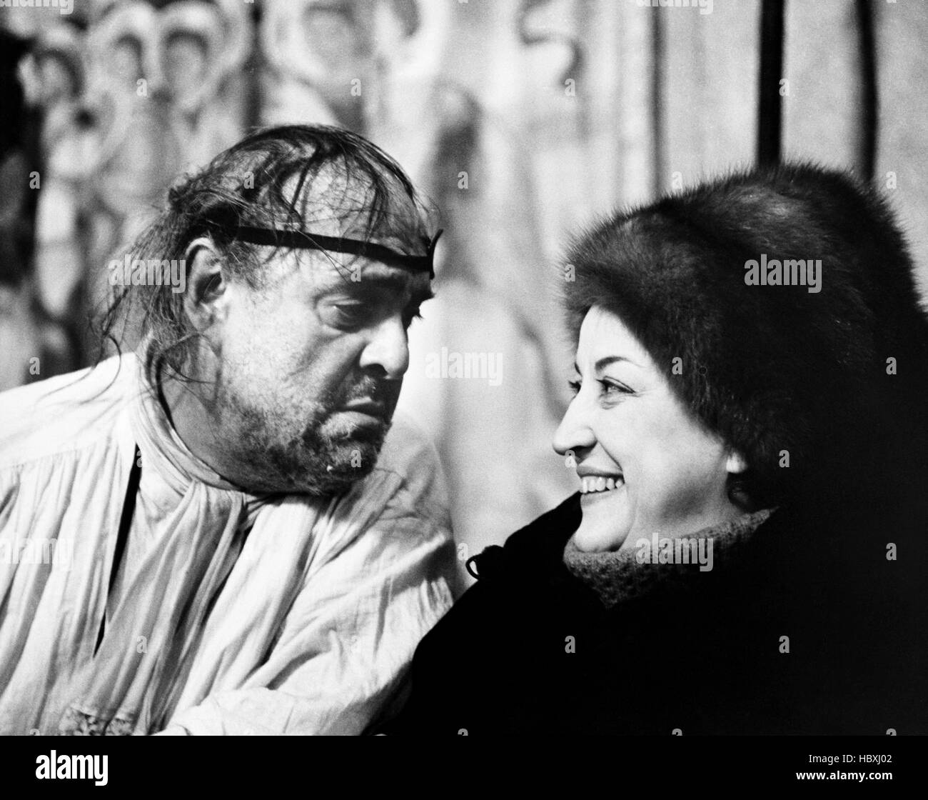GREAT CATHERINE, from left, Zero Mostel, and his second wife, Kathryn ...