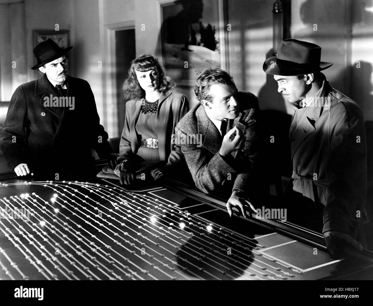 GRAND CENTRAL MURDER, John Maxwell, Virginia Grey, Van Heflin, Sam ...
