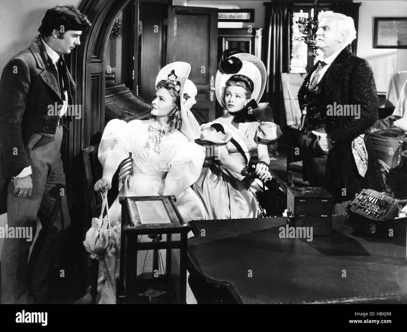 GREEN DOLPHIN STREET, from left: Richard Hart, Donna Reed, Lana Turner ...