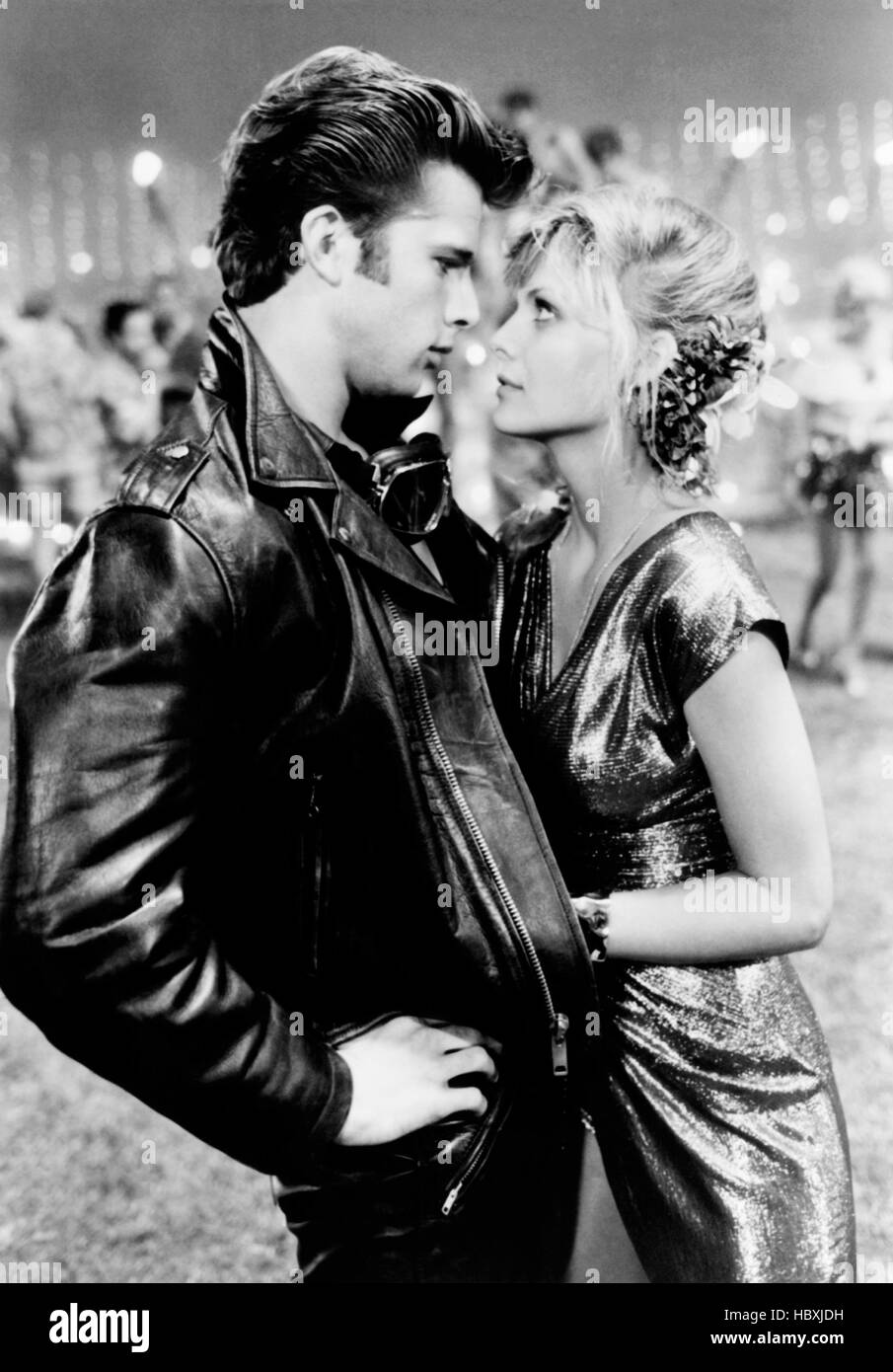 Michelle pfeiffer grease 2 1982 Black and White Stock Photos & Images ...