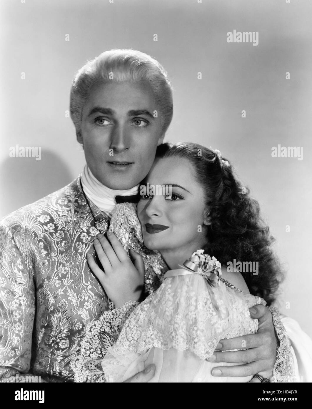 THE GREAT GARRICK, Brian Aherne, Olivia de Havilland, 1937 Stock Photo ...