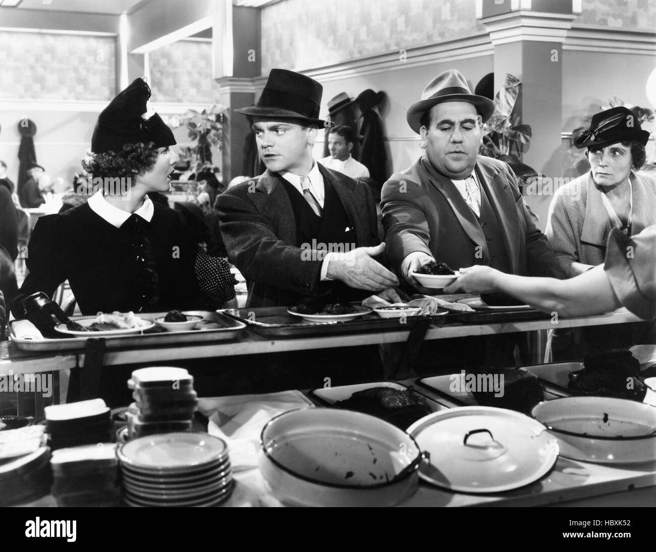 GREAT GUY, from left: Mae Clarke, James Cagney, Jane Keckley (right), 1936 Stock Photo - Alamy