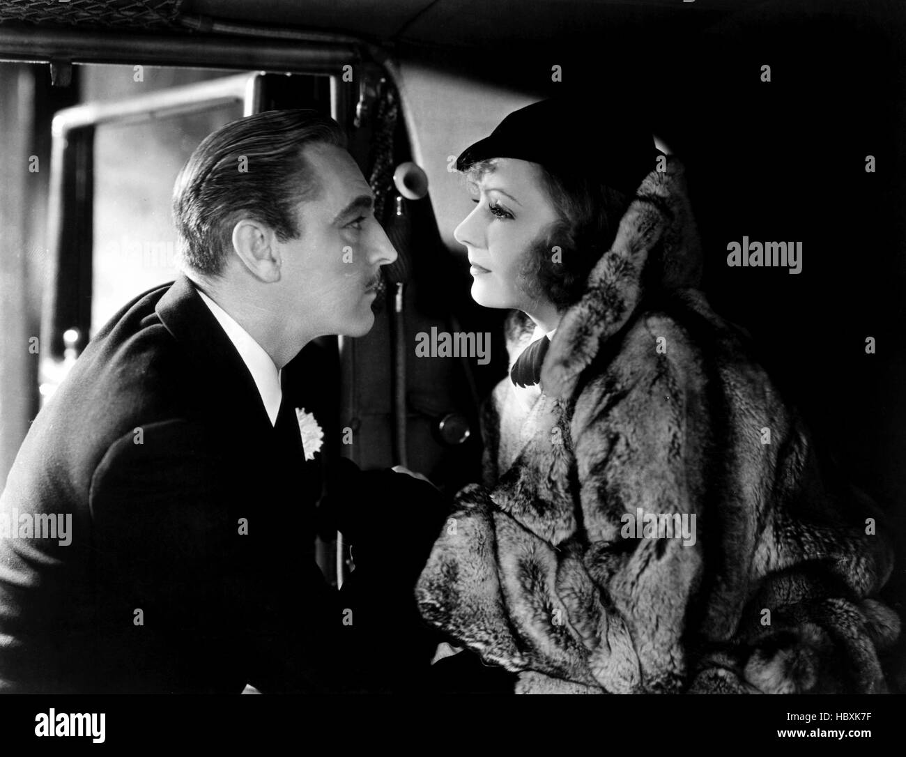 GRAND HOTEL, from left, John Barrymore, Greta Garbo, 1932 Stock Photo ...