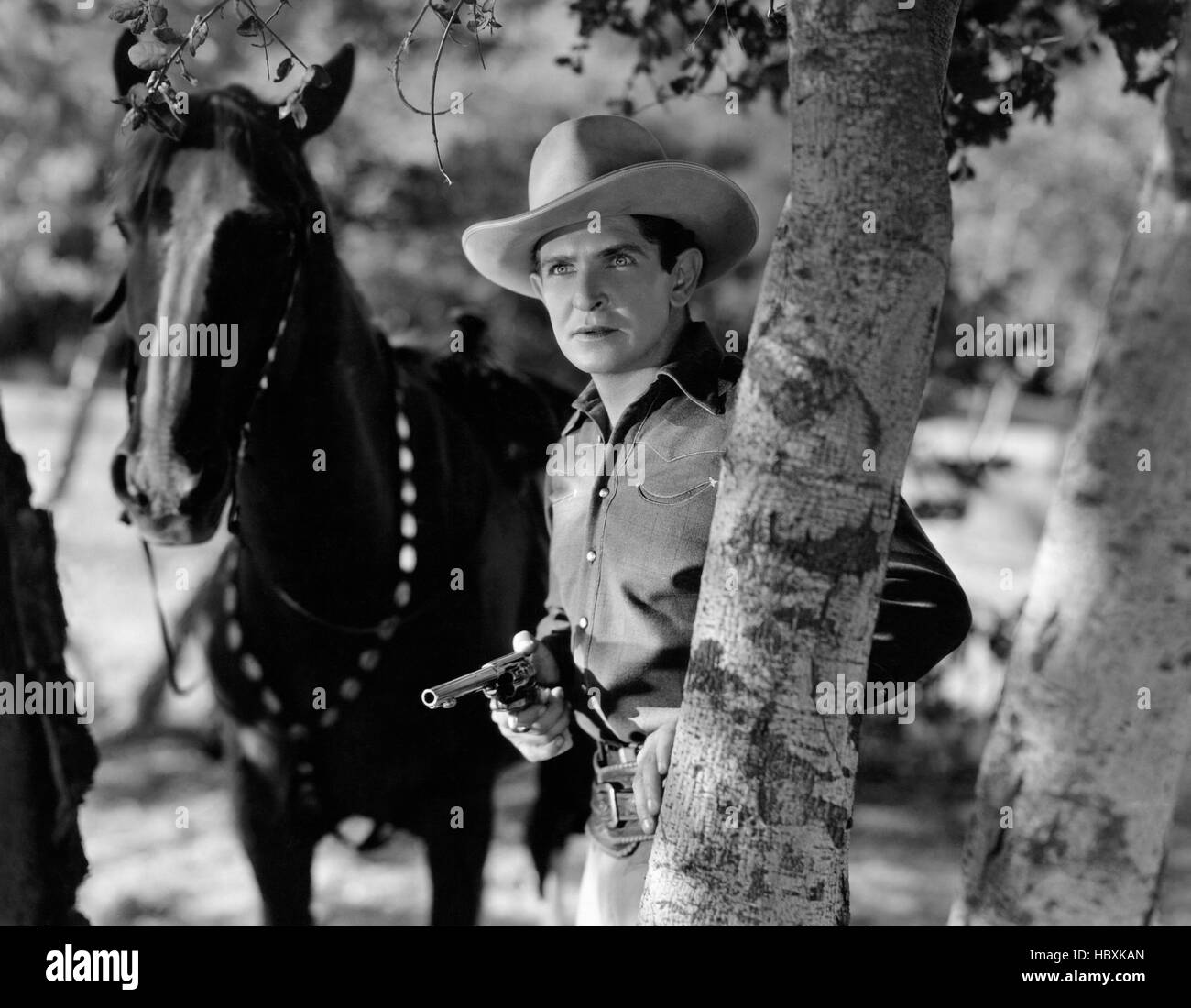 GUN RANGER, Bob Steele, 1936 Stock Photo - Alamy