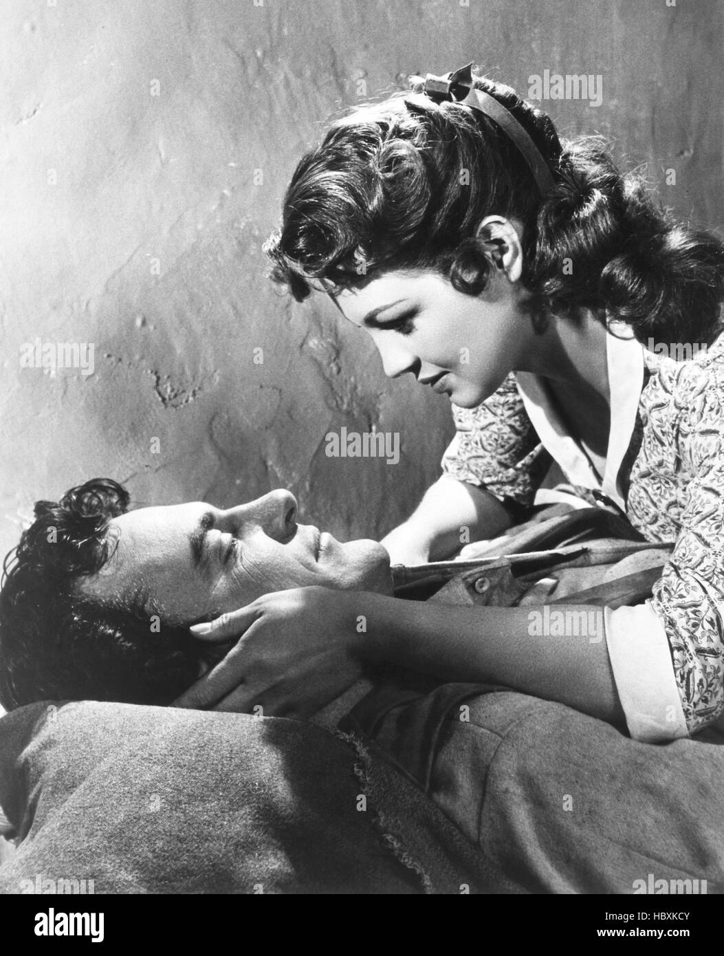 GUN THE MAN DOWN, from left: James Arness, Angie Dickinson, 1956 Stock ...