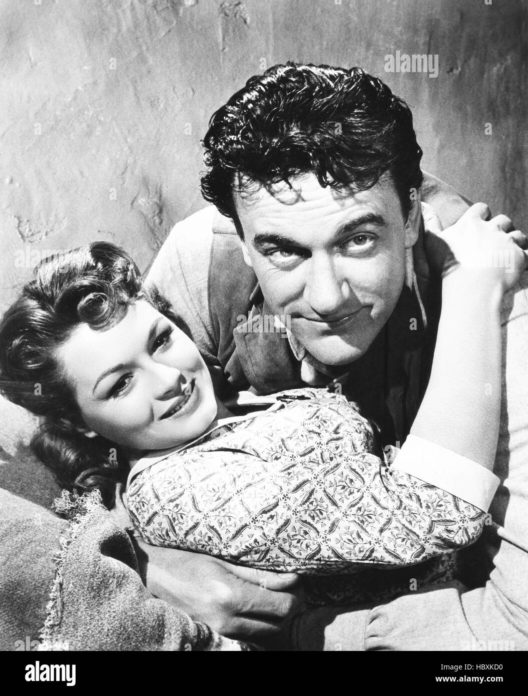 GUN THE MAN DOWN, from left: Angie Dickinson, James Arness, 1956 Stock ...