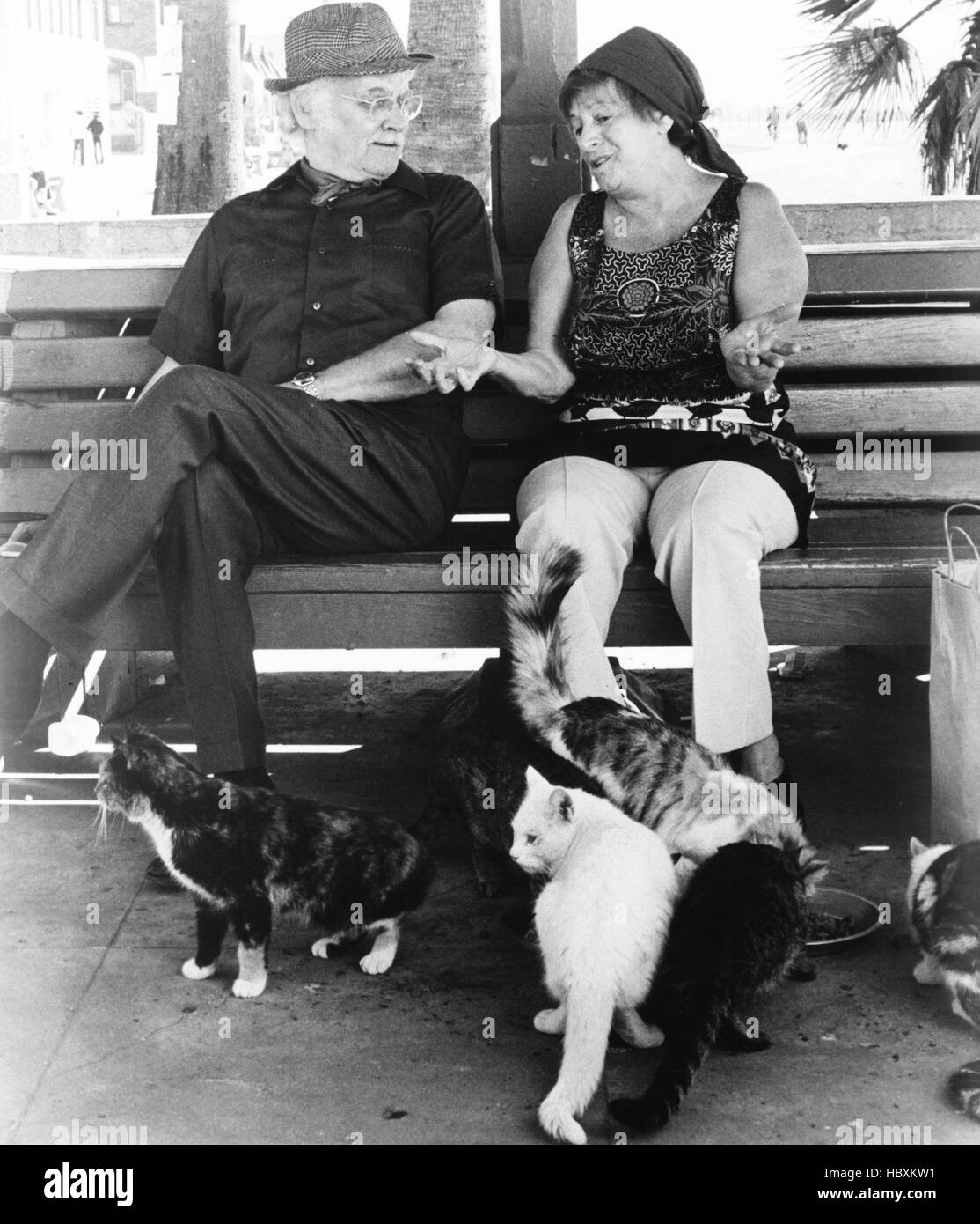 HARRY AND TONTO, from left: Art Carney, Rashel Novikoff, 1974, TM ...
