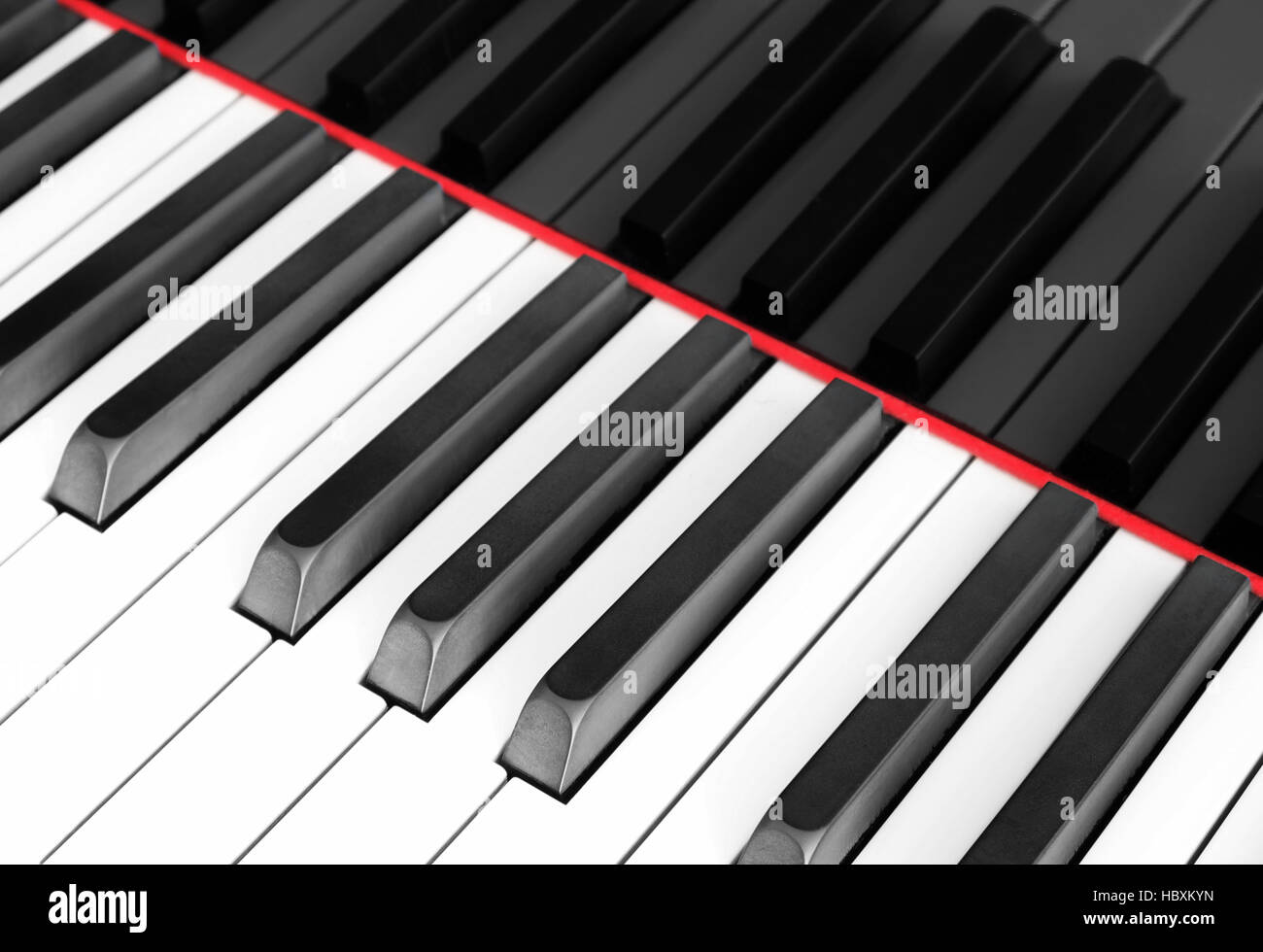 piano keyboard macro - piano keyboard closeup Stock Photo - Alamy