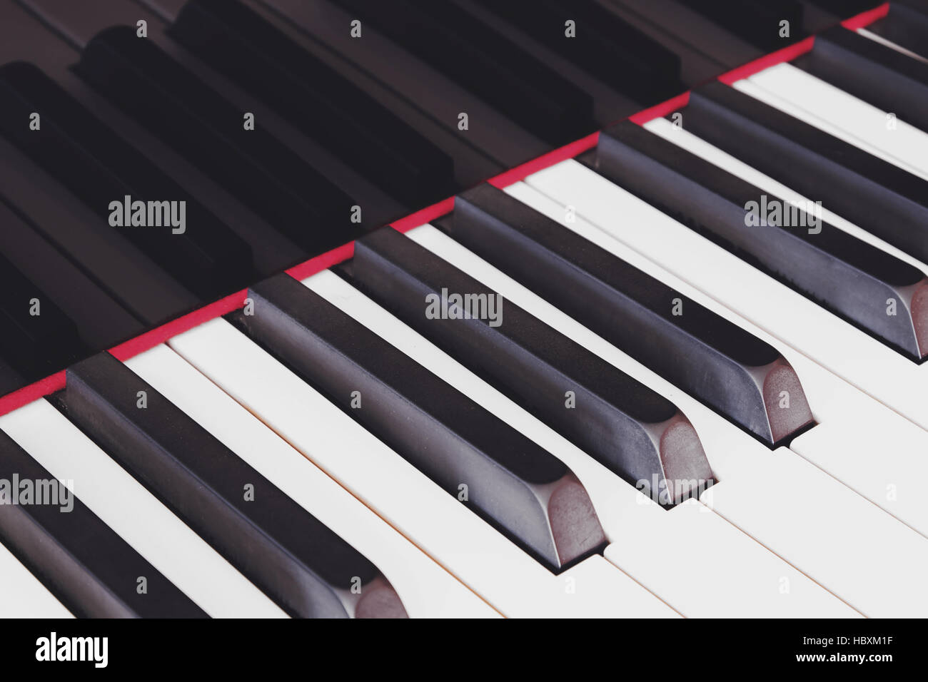 classic piano keyboard , piano keys closeup Stock Photo - Alamy