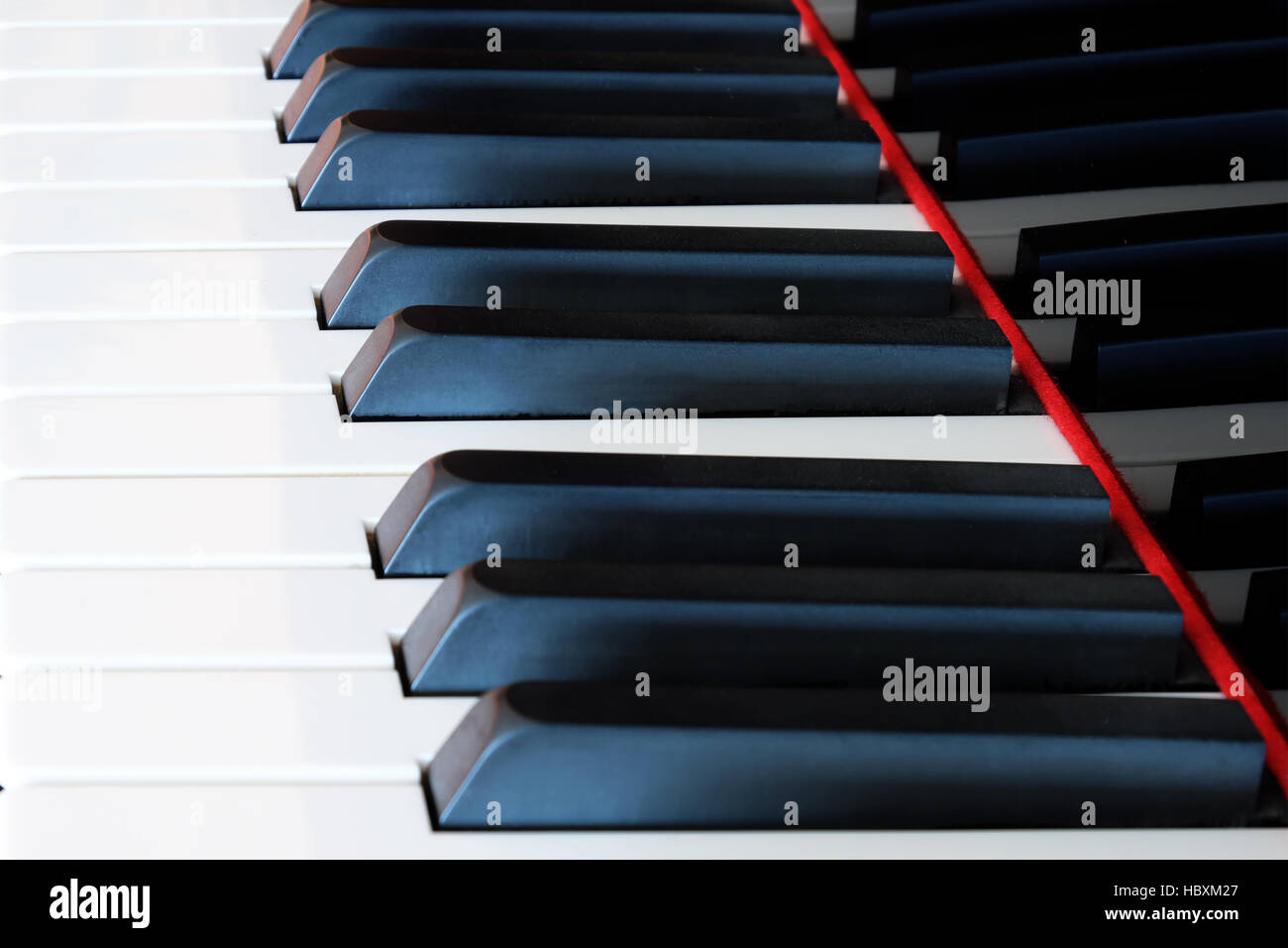 classic piano keyboard , piano keys closeup Stock Photo - Alamy