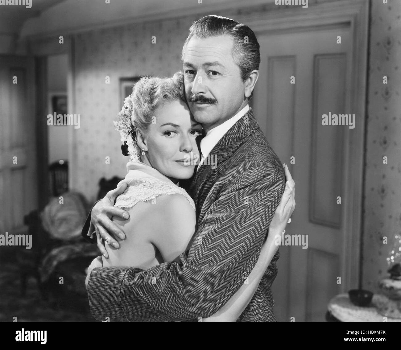 THE HALF-BREED, from left, Janis Carter, Robert Young, 1952 Stock Photo ...