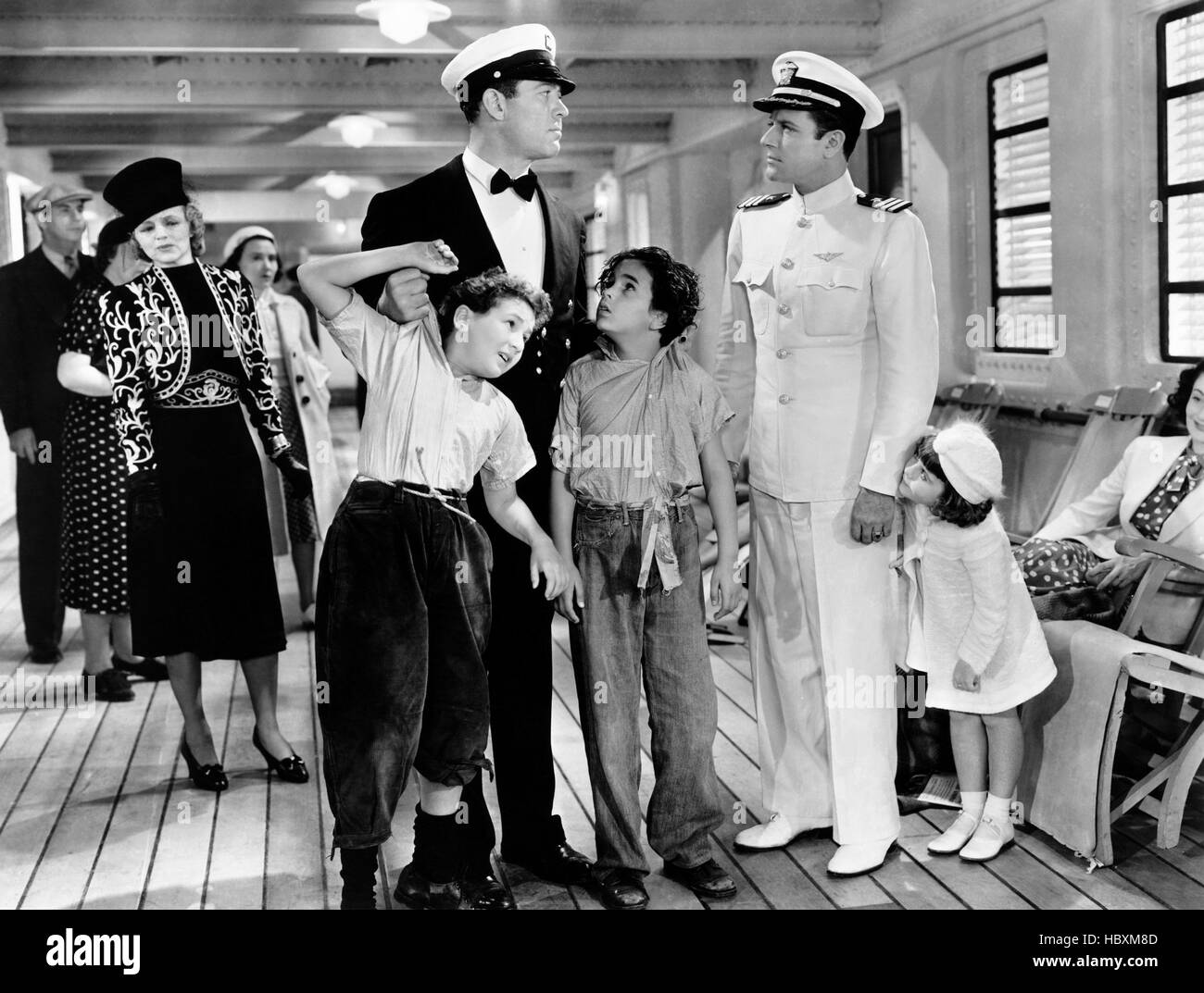 HAWAII CALLS, front from left: Bobby Breen, Ward Bond, Pua Lani, Warren ...
