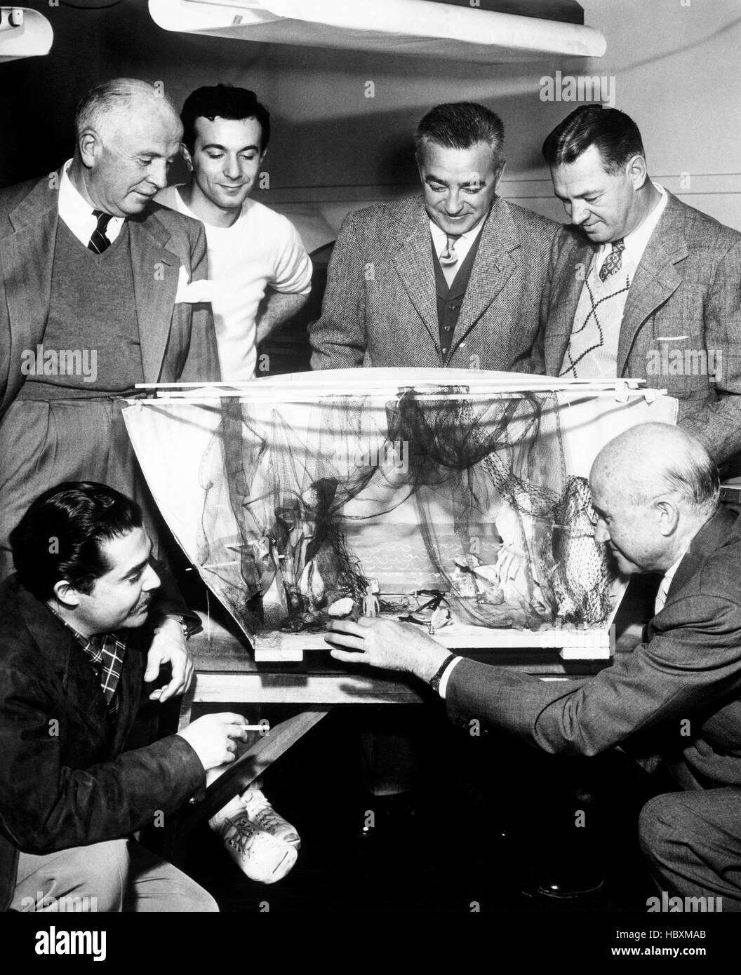HANS CHRISTIAN ANDERSEN, top from left: art director Richard Day ...