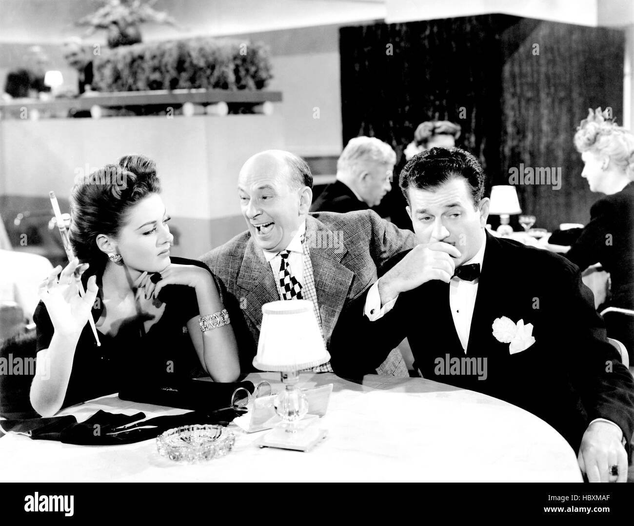 HAT CHECK HONEY, from left, Grace McDonald, Leon Errol, Richard Davis ...