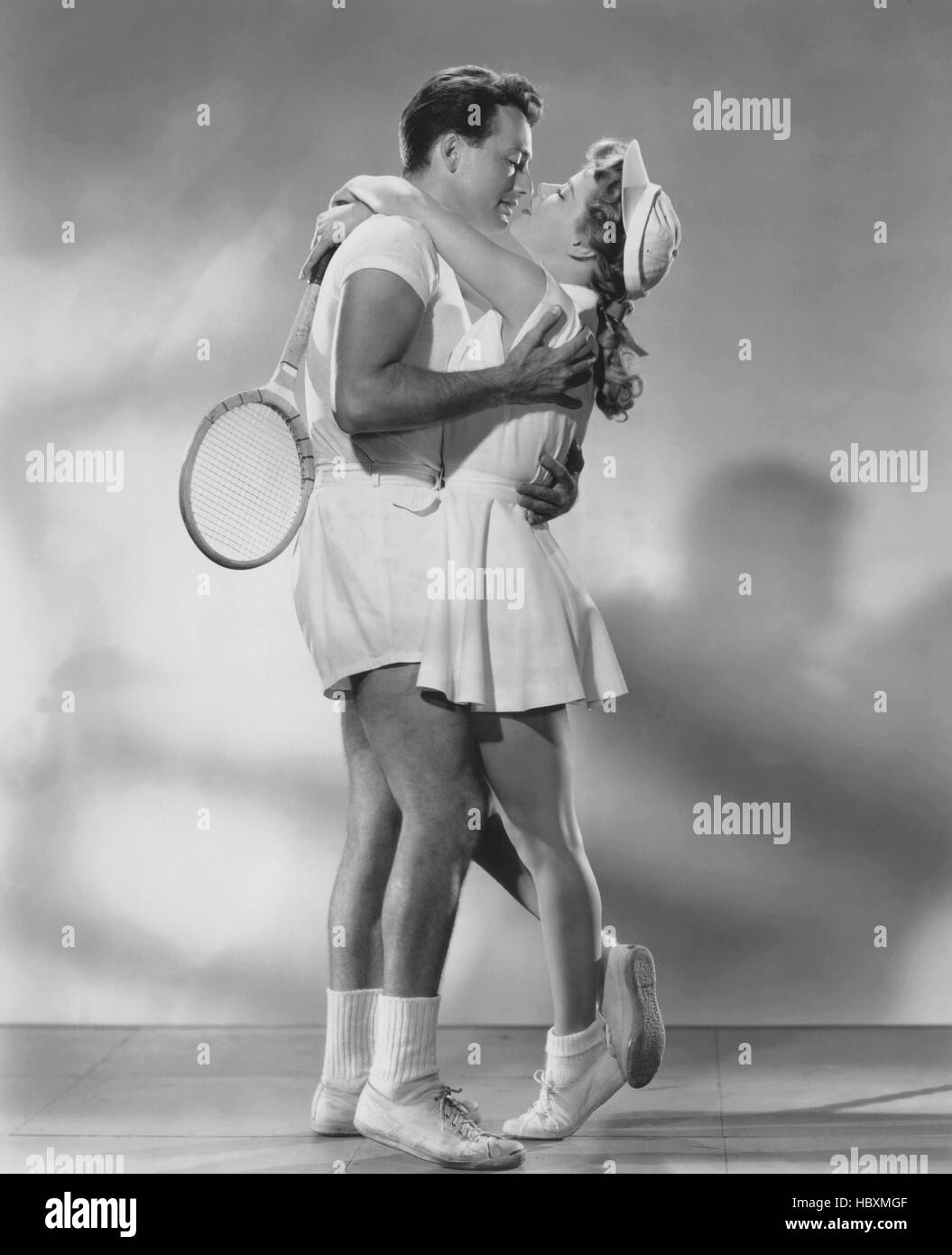 HARD, FAST AND BEAUTIFUL, from left: Robert Clarke, Sally Forrest, 1951 ...