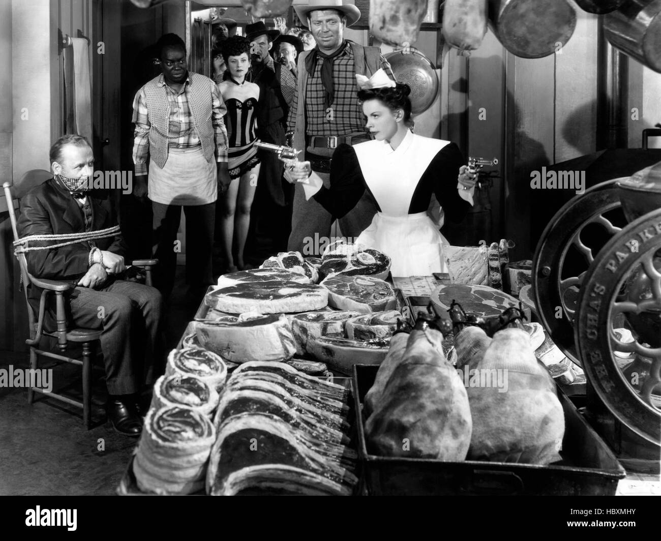 THE HARVEY GIRLS, Edward Earle (left), Judy Garland, 1946 Stock Photo ...