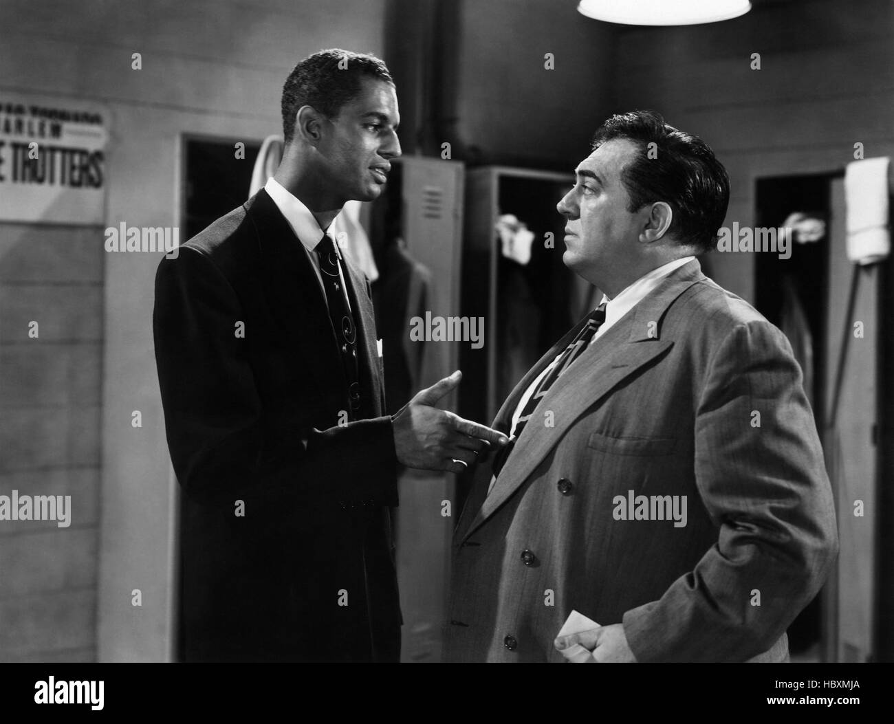 THE HARLEM GLOBETROTTERS, Billy Brown, Thomas Gomez, 1951 Stock Photo ...