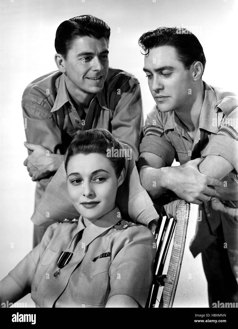 THE HASTY HEART, Ronald Reagan, Patricia Neal, Richard Todd, 1949 Stock ...