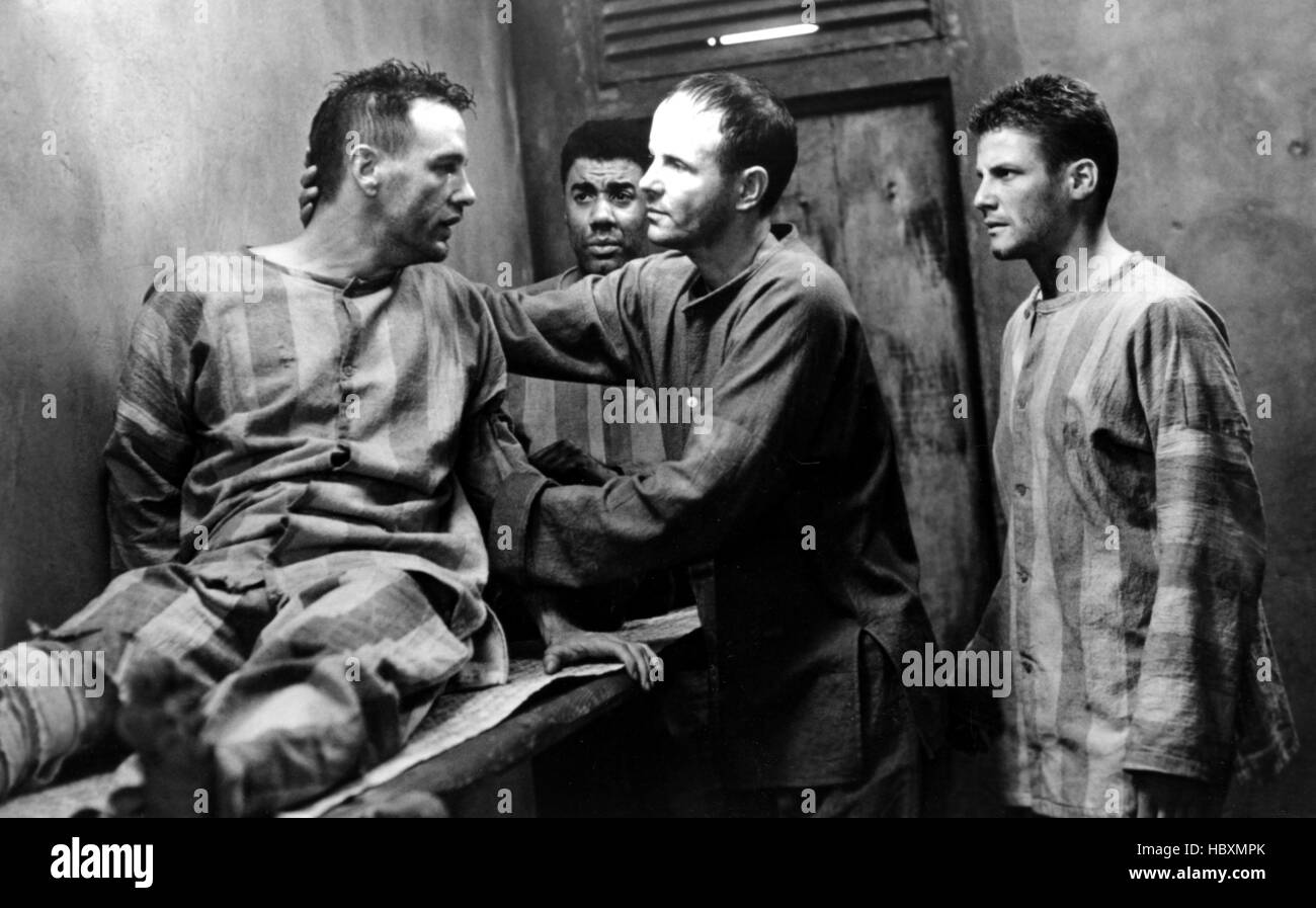 THE HANOI HILTON, John Diehl, Rick Fitts, Michael Moriarty, Doug Savant ...