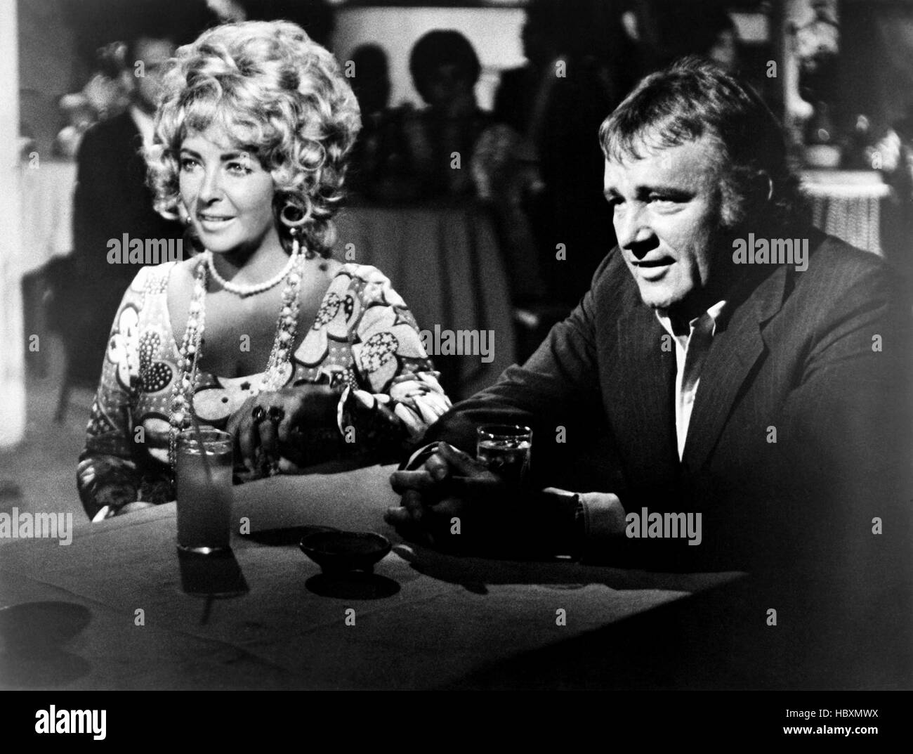 HAMMERSMITH IS OUT, from left, Elizabeth Taylor, Richard Burton, 1972 ...