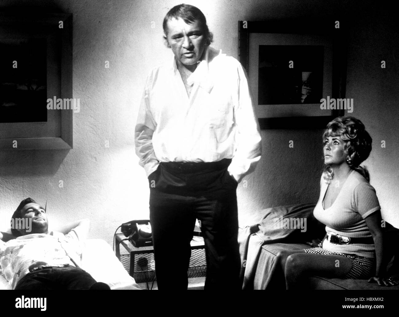 HAMMERSMITH IS OUT, from left, Beau Bridges, Richard Burton, Elizabeth ...