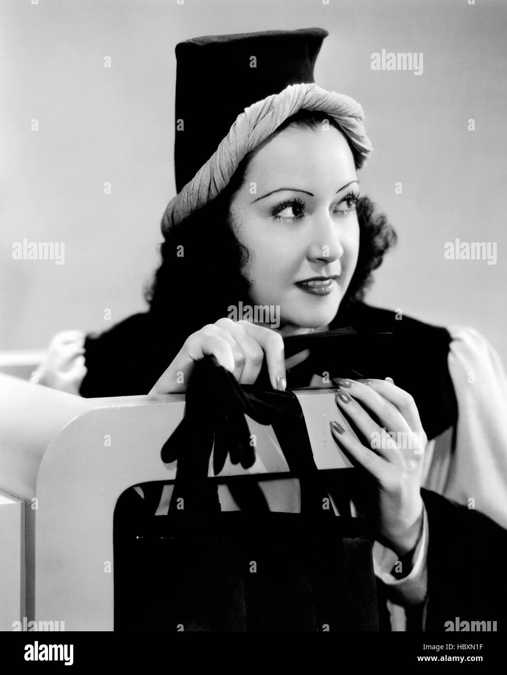 HAPPY LANDING, Ethel Merman, wearing a square turban by Royer, 1938, TM ...