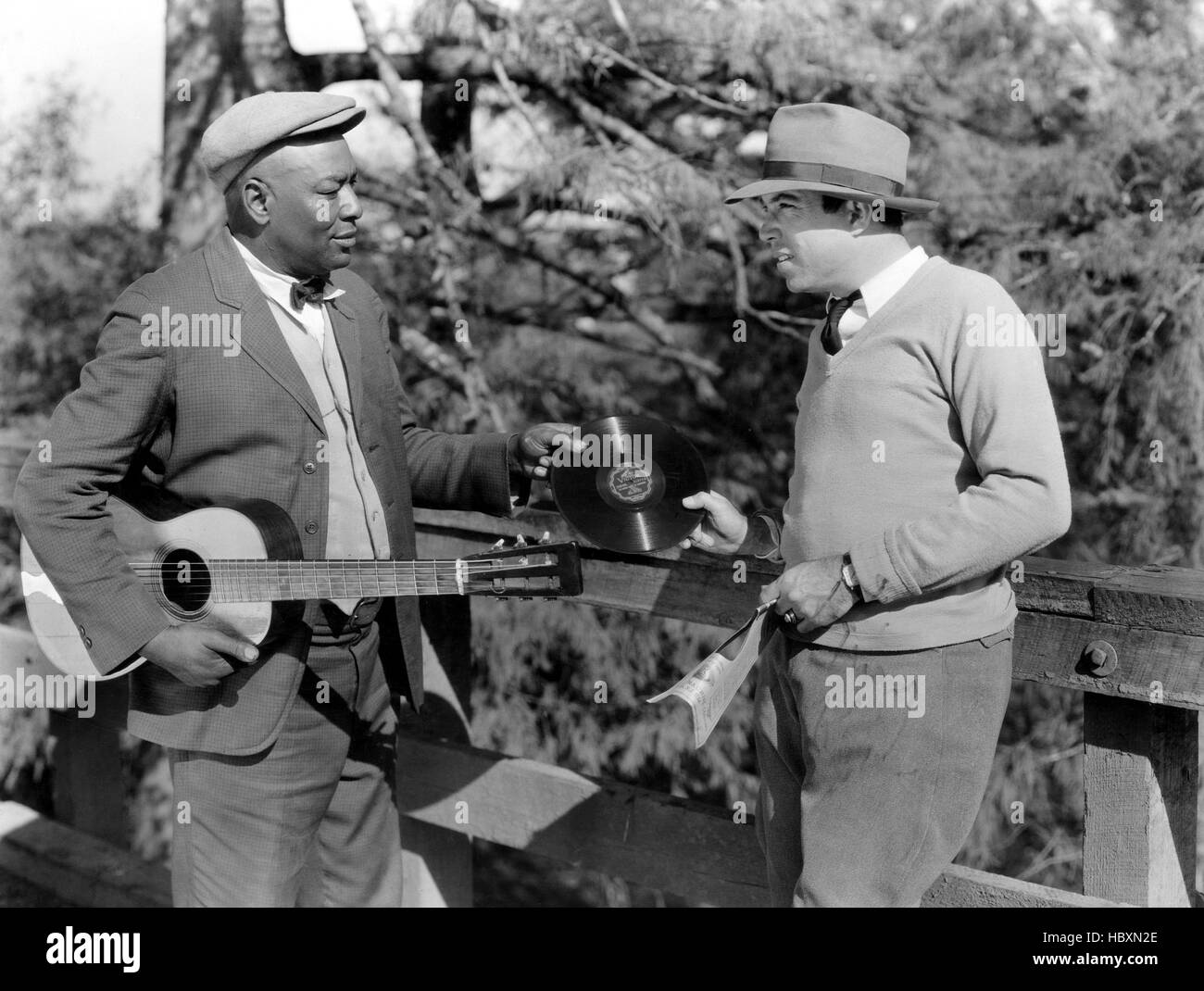 HALLELUJAH!, blues singer Jim Jackson handing one of his records to ...