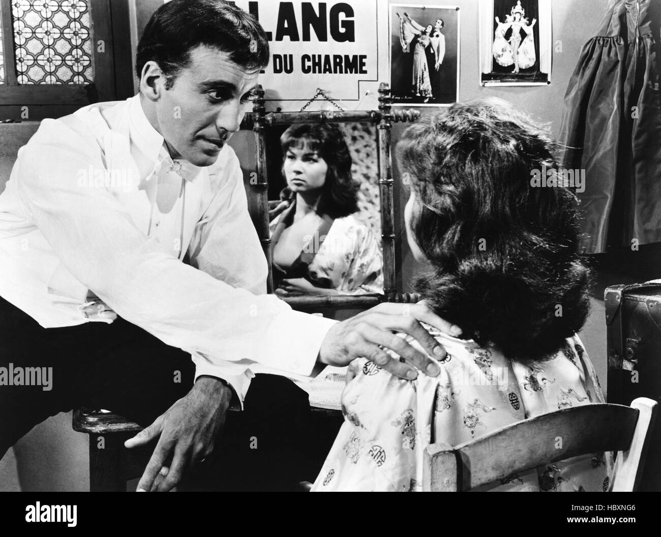 THE HANDS OF ORLAC, from left: Christopher Lee, Dany Carrel, 1960 Stock ...