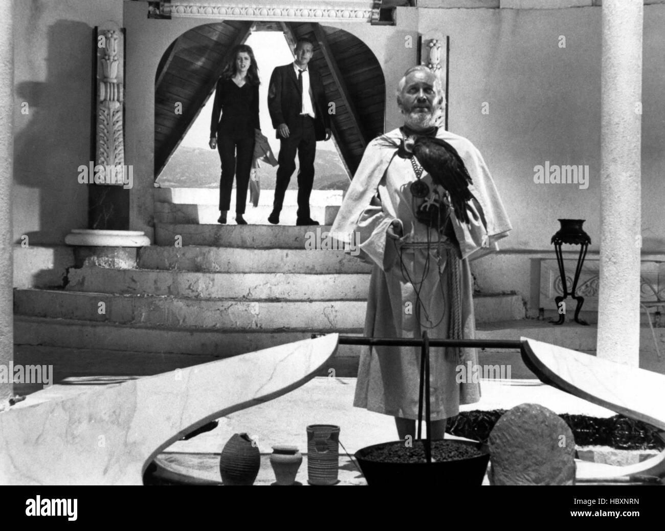 HARPER, Pamela Tiffin, Paul Newman, Strother Martin, 1966 Stock Photo ...