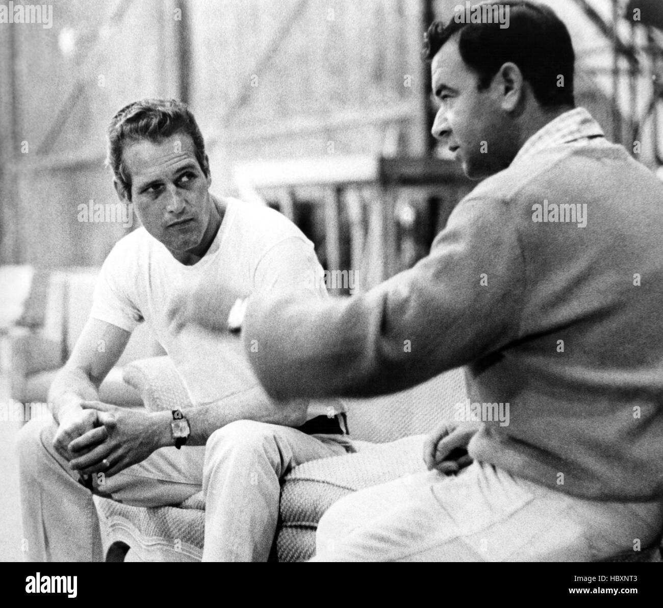 HARPER, Paul Newman, director Jack Smight, on-set, 1966 Stock Photo - Alamy