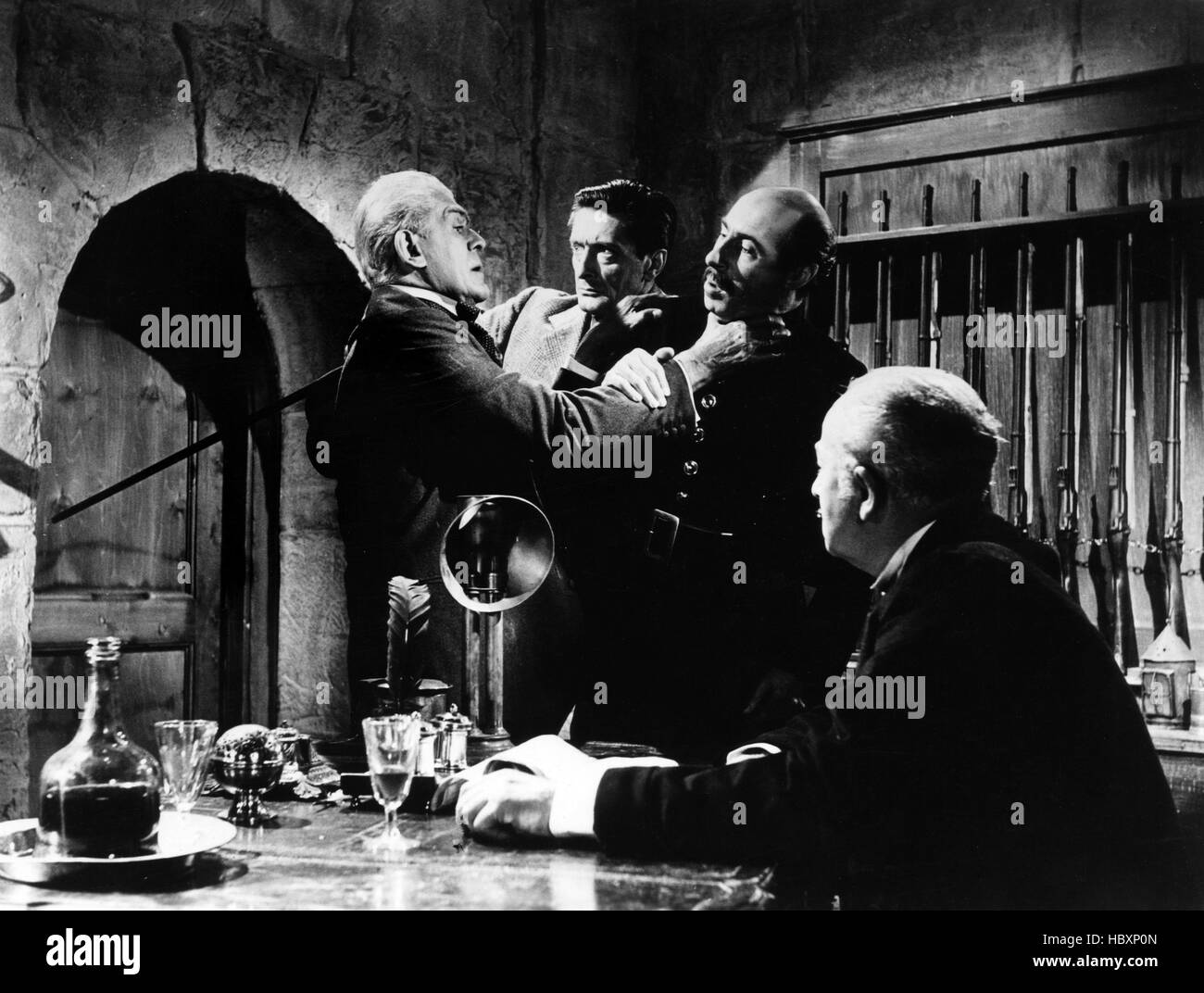 GRIP OF THE STRANGLER, (aka THE HAUNTED STRANGLER), Boris Karloff ...