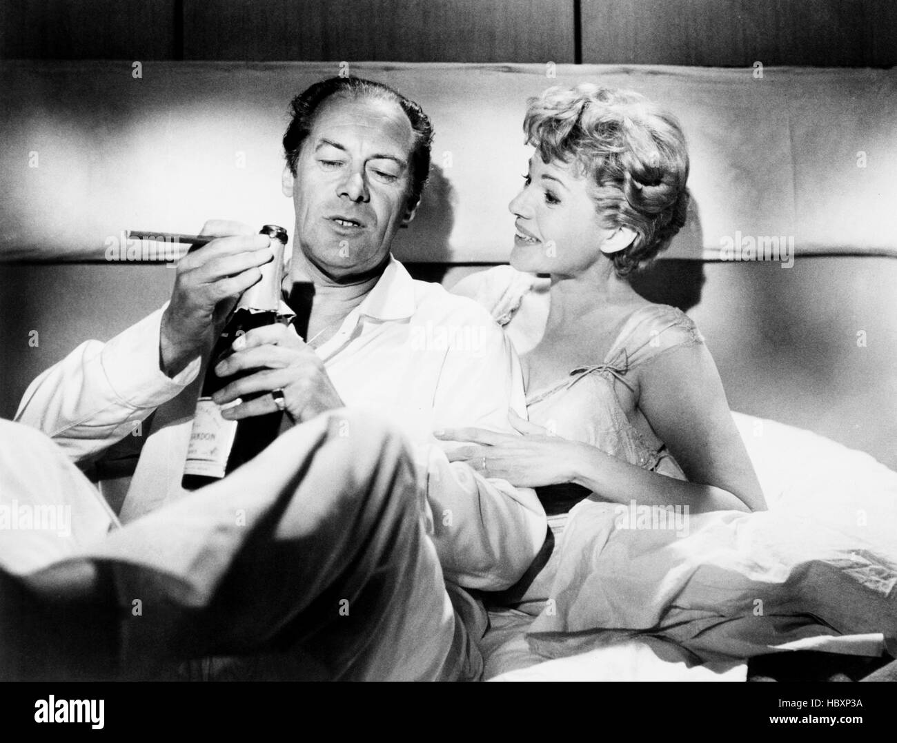 THE HAPPY THIEVES, from left, Rex Harrison, Rita Hayworth, 1961 Stock ...